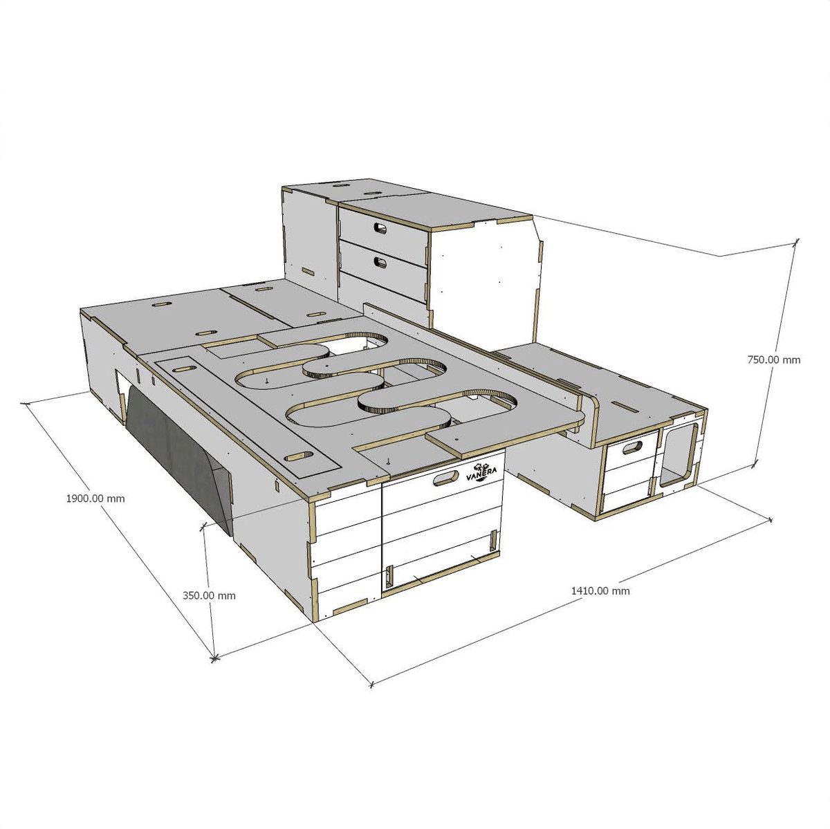Tracks Troopy Kit - Camper Conversion Kit | Vanera
